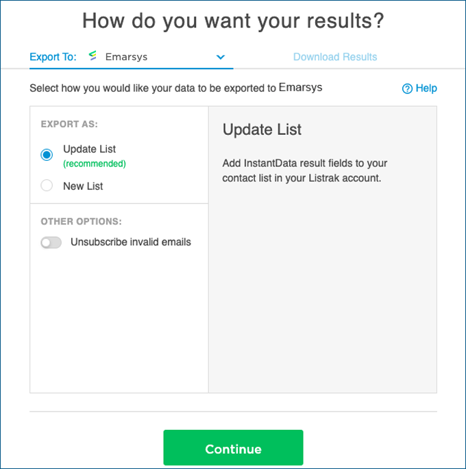 Emarsys Email Validation And Data Enhancement Atdata